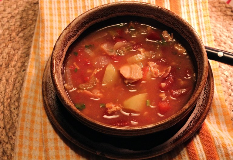 Fire-Roasted Manhattan Clam Chowder | Delicious on a Dollar